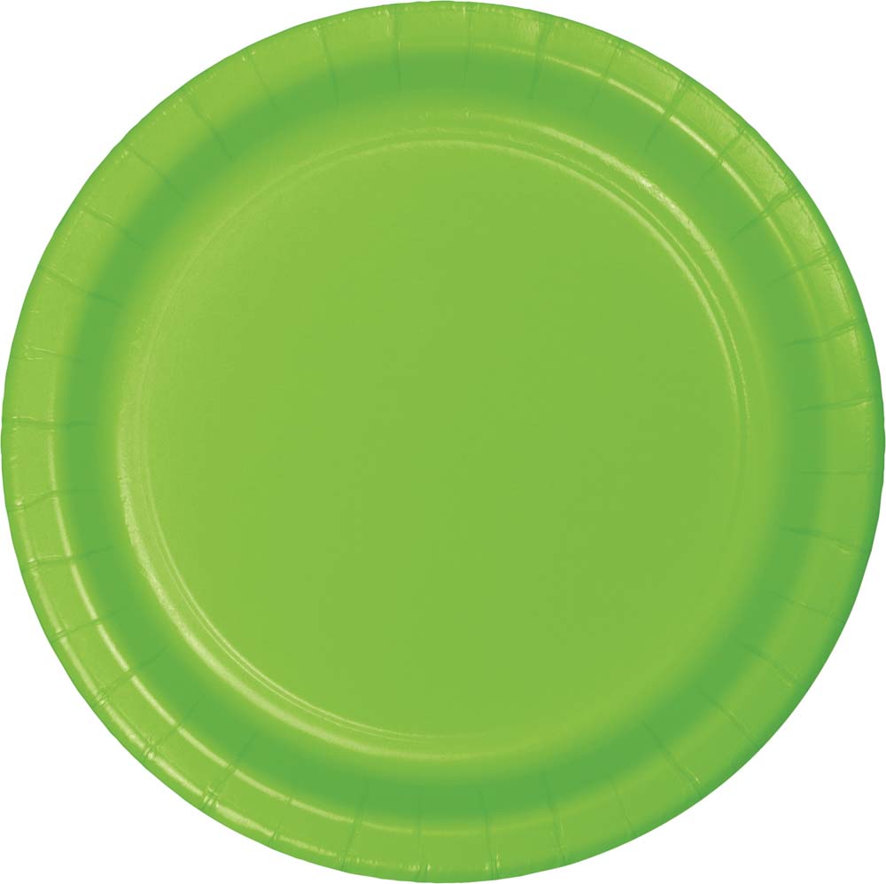 Lime Paper 7" Luncheon Plates – Affordable Treasures CA